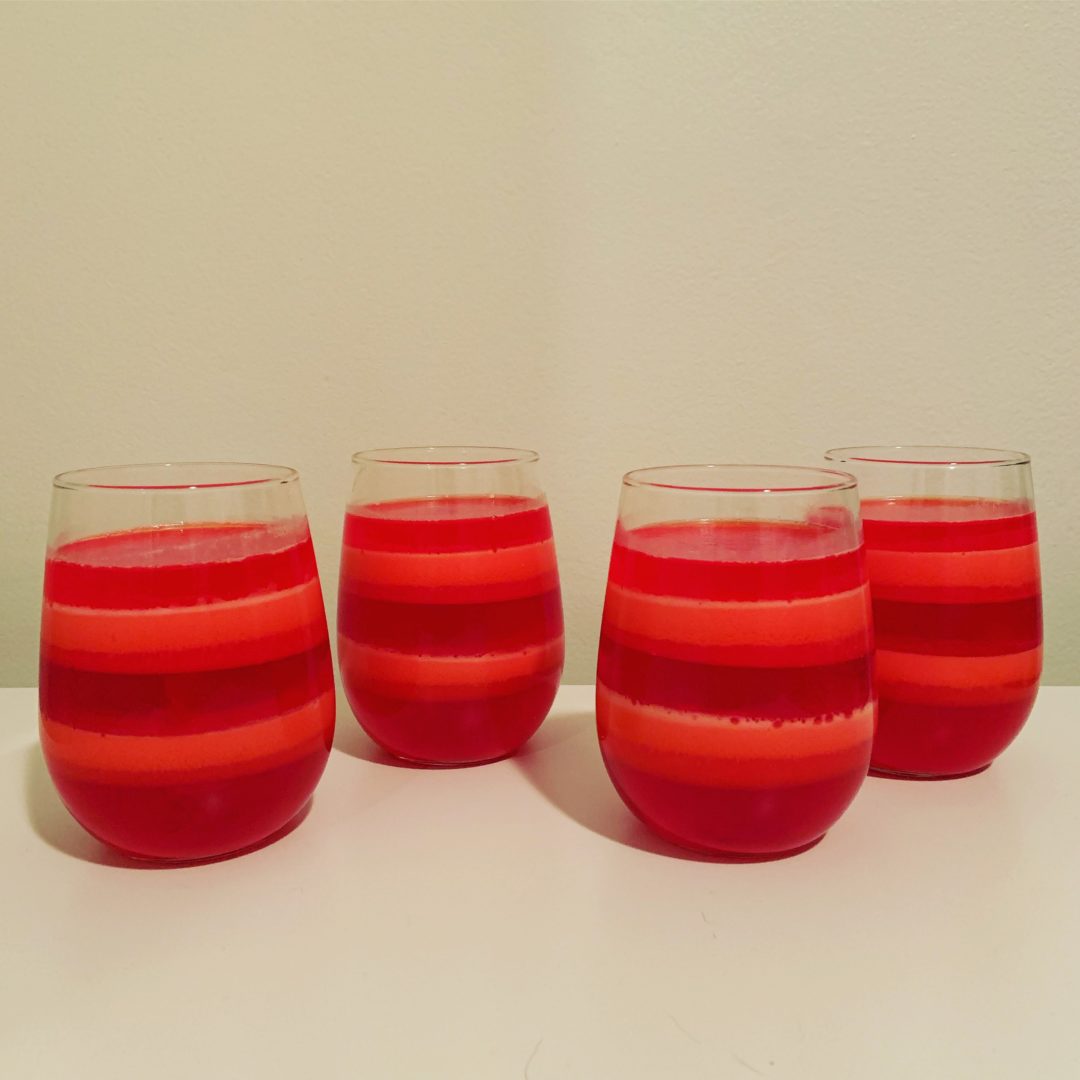 Jell-O Girls + Layered Strawberry Jello Cups - The Hungry Bookworm