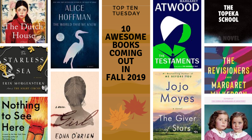 Top Ten Tuesday - Books on My Fall TBR List - The Hungry Bookworm